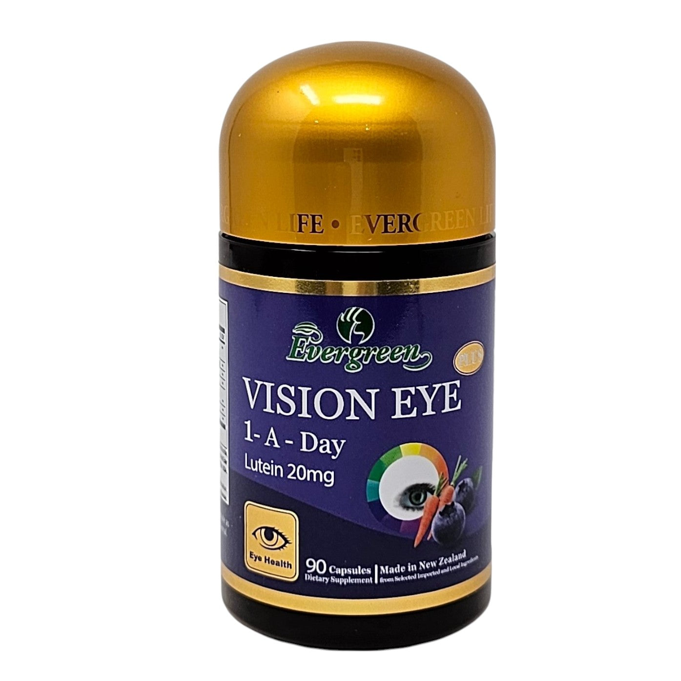 Evergreen Vision Eye Plus 1-A-Day 90 Capsules – Kosbee